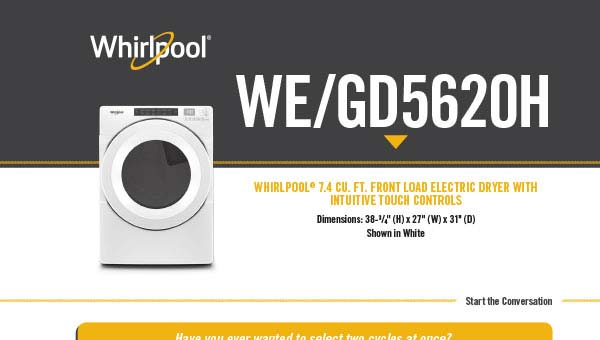 Front Load Washer | LearnWhirlpool