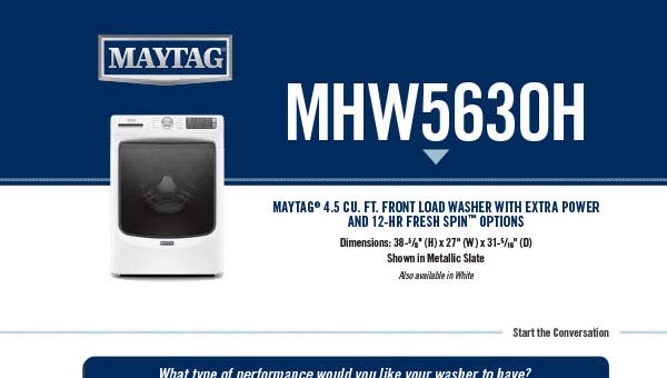 Front Load Washer | LearnWhirlpool