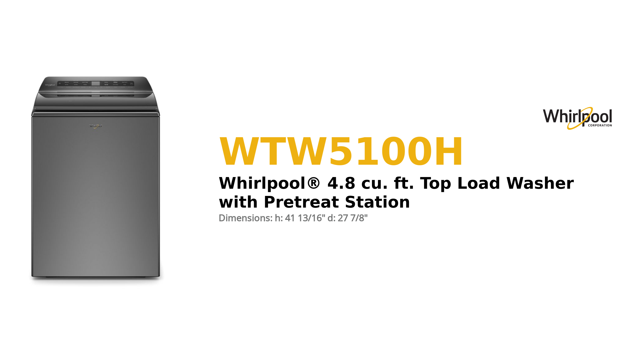 Top Load Washer | LearnWhirlpool